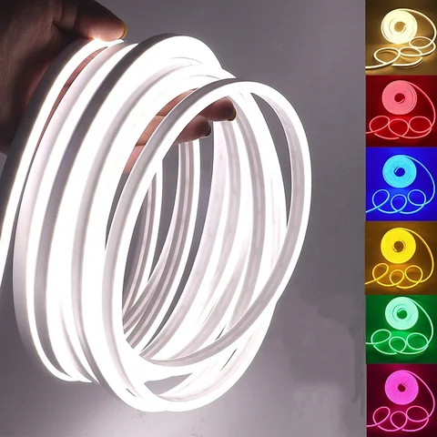 Buy Neon Lights Ac 110v 220v 8*16mm Outdoor Waterproof Flexible Signs ...