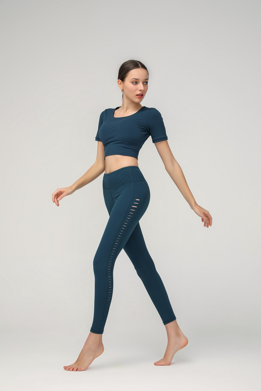 Buy New Style Women Beautiful Back Nude Stretchable Slim-fitting Sports ...