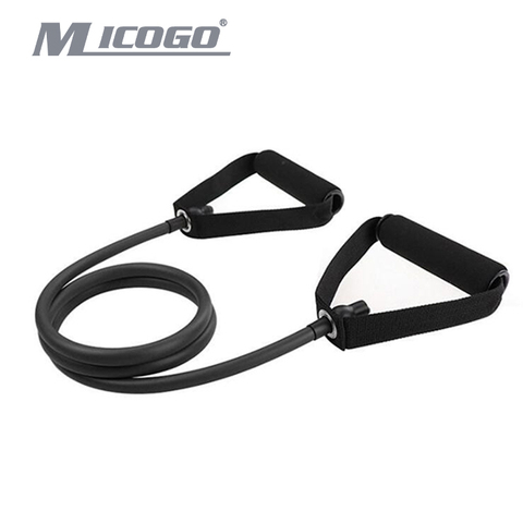 Buy One Shape Tpe Tube With Foam Handle Elastic Resistance Bands Tubes ...