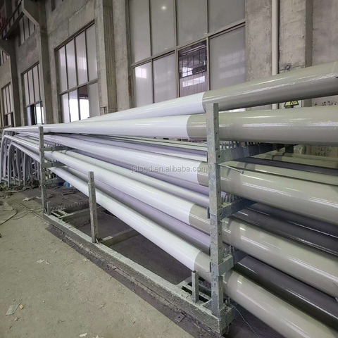 Buy Outdoor Galvanized Lamp Post 5m Street Light Pole Q235 Street Light ...