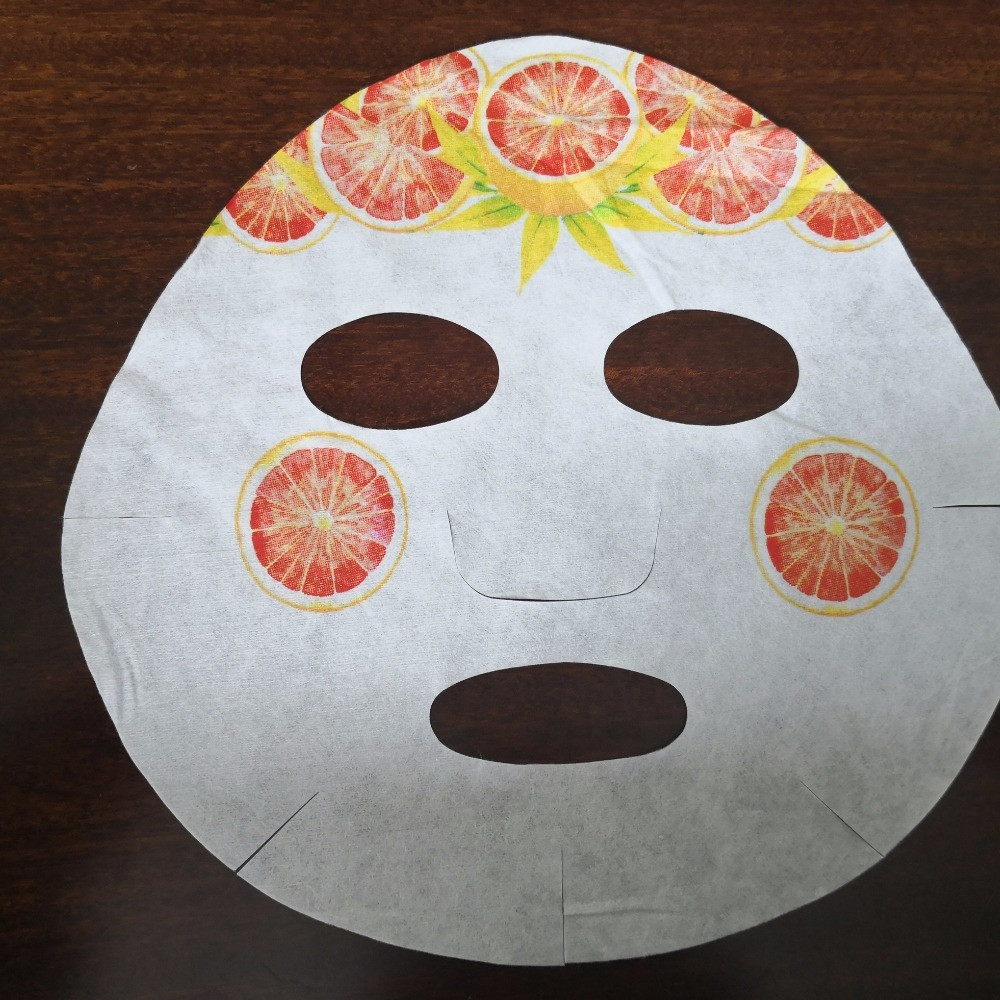 Buy Private Label Spunlace Nonwoven Fabric Mask Sheet Form Printed Face ...