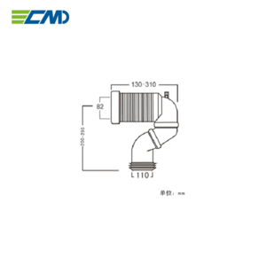 Buy Pvc Plastic Toilet Hose Pipe Sanitary Waste Fittings Wc Connection ...