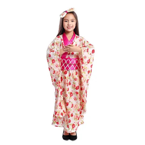Buy Ready Goods Girl Ethnic Japanese Sakura Geisha Dress For Kids ...