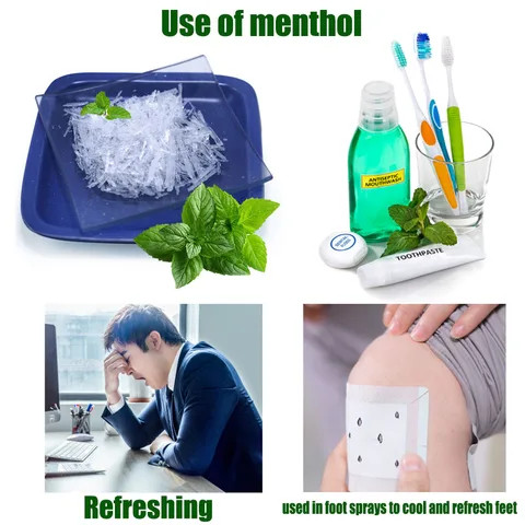 Buy Ready To Ship Menthol Crystals Menthol Powder For Massage Ointment ...