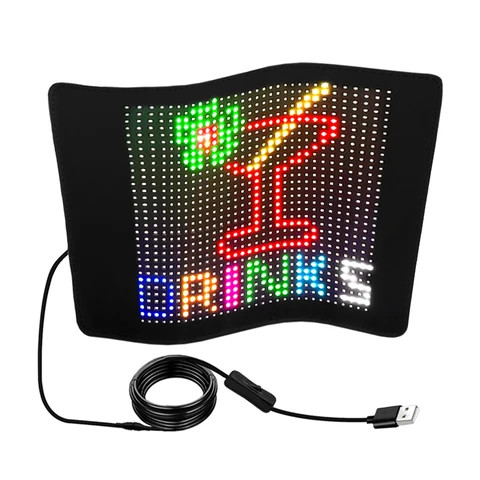 Buy S3232 Smart App Control Car Led Display Screen For Car Rear Window ...
