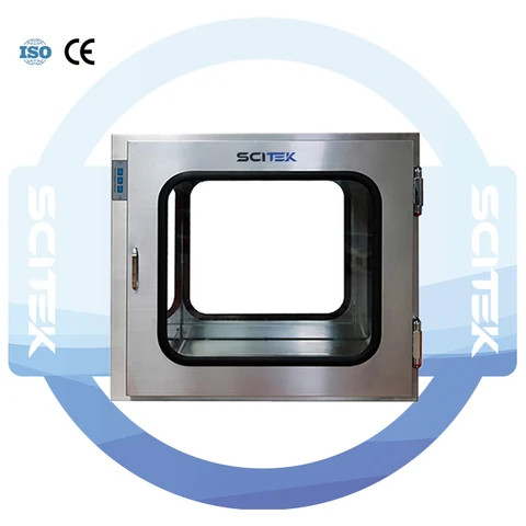 Buy Scitek Air Shower Pass Box Stainless Steel Clean Room Pass Box For ...
