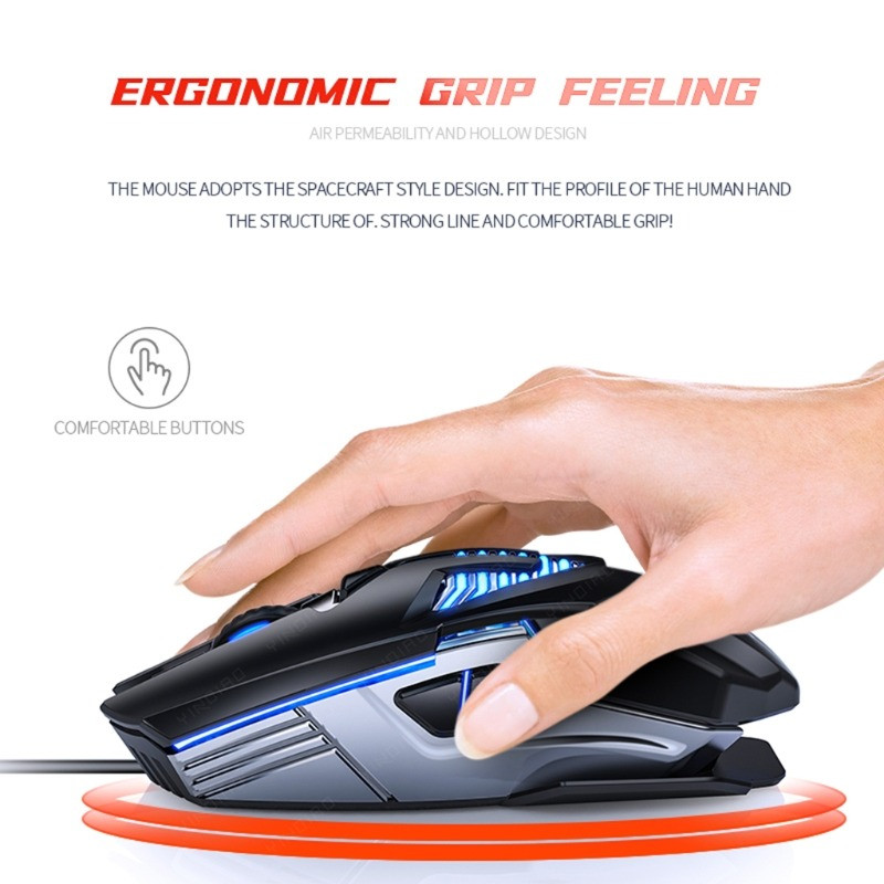 Buy Silver Eagle G4 Gaming Mechanical Wired Gaming Mouse Macro ...