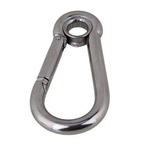 Buy Stainless Steel Din5299 Spring Snap Hook Carbine Metal Spring ...