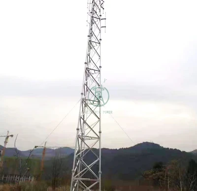Buy Three Column Tubular Galvanized Steel Lattice Angular Guyed Communication Towers from ...