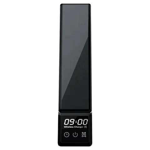 Buy Time Alarm Clock Display Folding Table Desk Lamp 6 In 1 Wireless ...