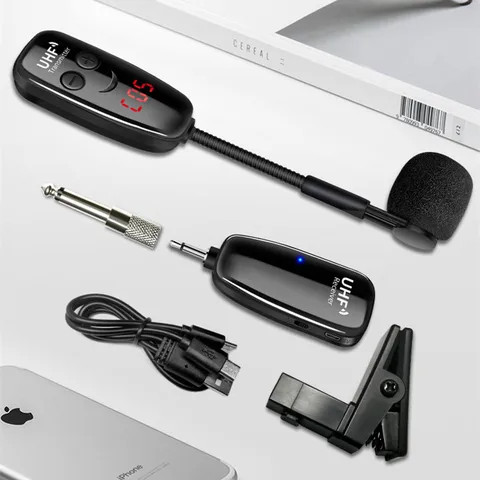 Buy Uhf Wireless Instruments Saxophone Microphone With Receiver ...