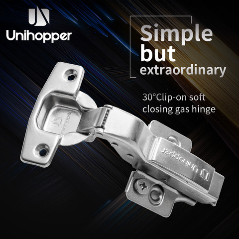 Buy Unihopper 30 Degree Clip-on Soft Closing Hinge from Hainan ...