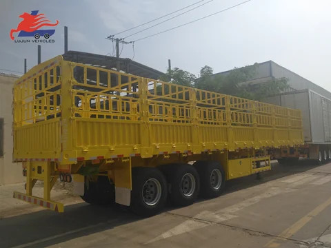 Buy Vegetable Transport Semi Trailer 12m Long Cargo Rainproof Tarpaulin ...