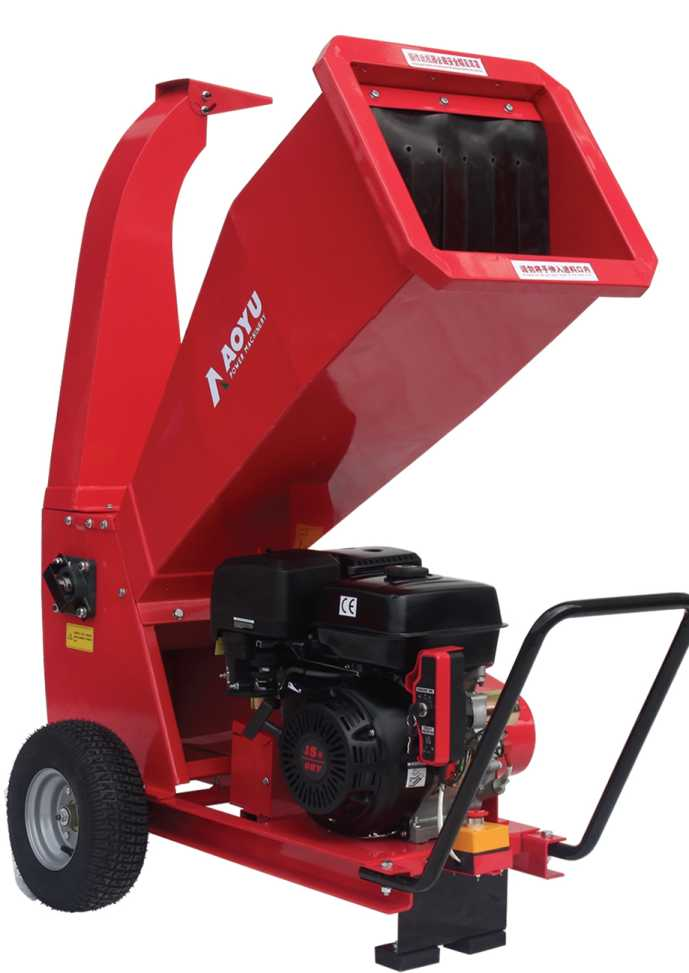 Buy 15hp Mulcher Chipper Four Stroke Gasoline Wood Chipper Auto-feeding ...
