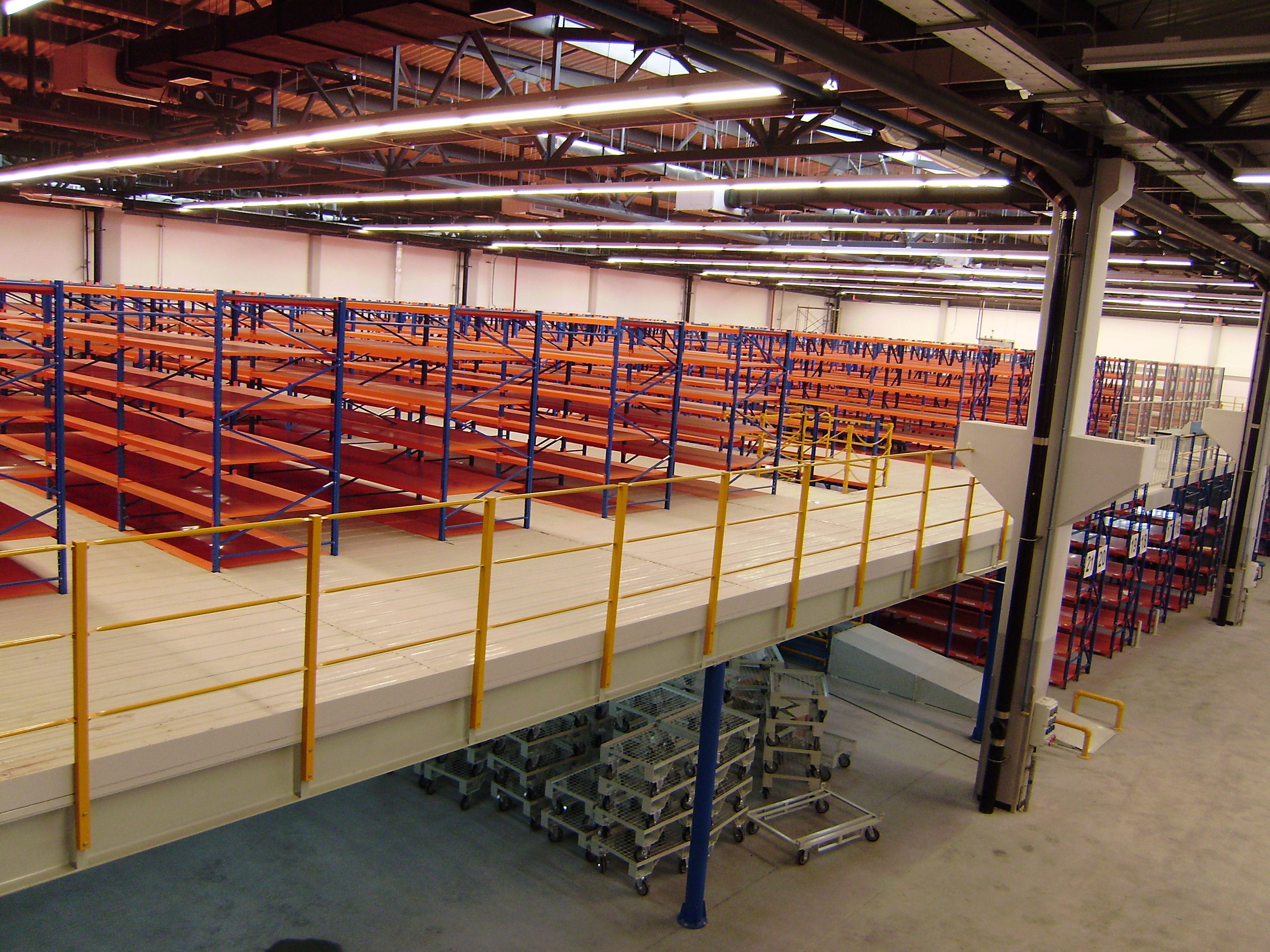 Buy Pallet Rack & Shelving Supported Mezzanine Catwalk System from ...