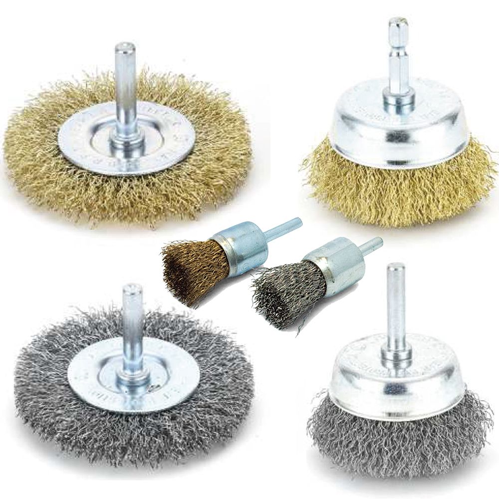 Buy [value Line - Diy] Wire Brushes,wire Wheel Brushes,light Cleaning Brushes With 1/4" Shank ...