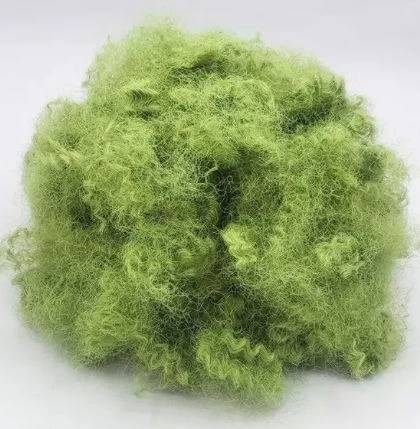 Buy High Elastic Polyester Staple Fiber Green Hc Fiber from Hangzhou ...