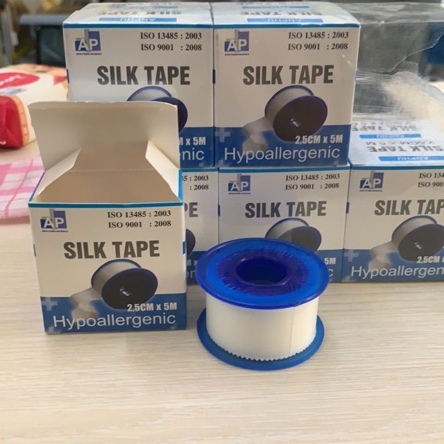 Buy Quality Surgical White Silk Tape 2.5cm X 4m, Made In Vietnam from ...
