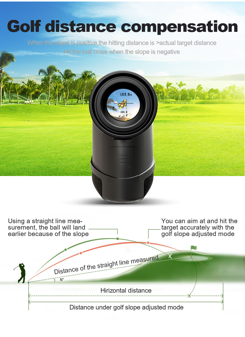Buy 1000m Nohawk New Golf Rangefinder Laser Rangefin Range Finder Scope ...