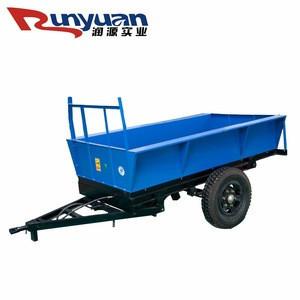 Buy 1.5 Ton Small Farm Trailer/ Mini Tractor Trailer Price from ...