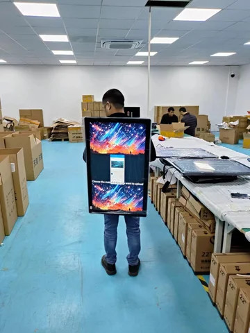 Buy 32 Inch Lcd Digital Walker Billboard Backpack Walking Billboard ...