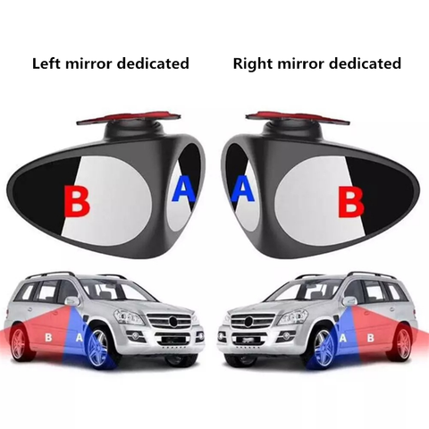 Buy Auto 360 Wide Angle Round Convex Mirror Car Vehicle Side Blind Spot ...