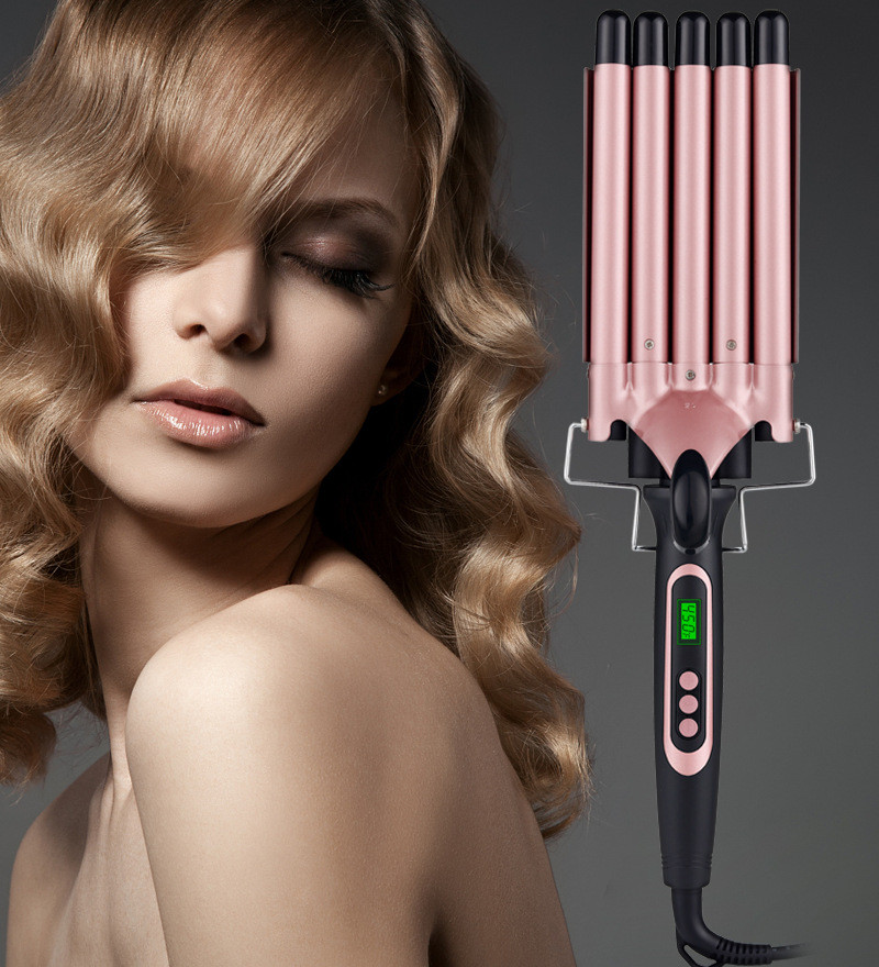 Buy Automatic Big Egg Roll Stick Three Tube Curly Lcd Digital Display ...