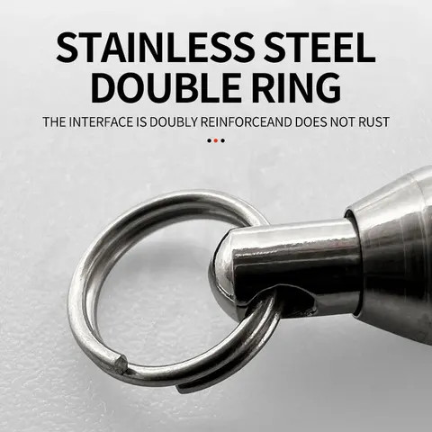 Buy Ball Bearing Swivel Fishing With Stainless Steel Split Ring Solid ...