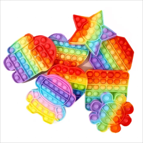 Buy Big Size Push Cute Fidget Pops Sensory Toy Bubbles Popping ...