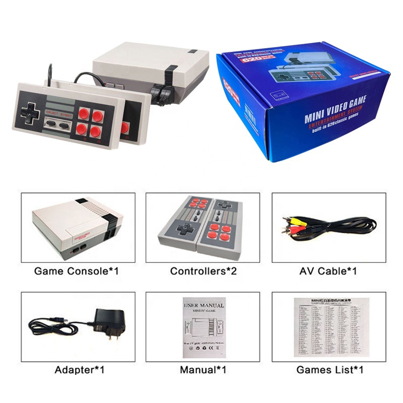 Buy Classic Mini Game Consoles Built-in 500/620 Tv Video Games With ...
