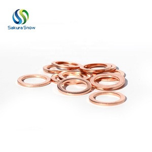Buy Copper Washer M2 M2.5 M3 M4 M5 M6 M8 M10 Copper Flat Washer, Seal ...