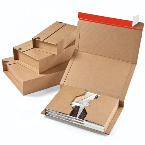 Buy Custom Sizes Flat Mail Packaging Folding Mailing Book Wrap Book/cd ...
