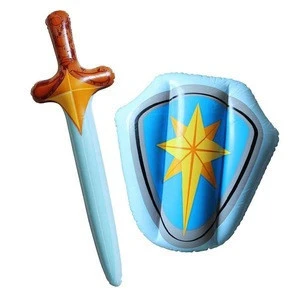 Buy Customized Indoor Plastic Inflatable Kids Sword And Shield Toy Set ...