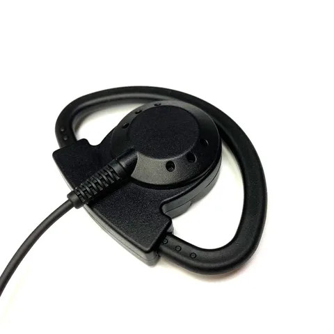 Buy D Shape Ear Hook 3.5mm Listen Earpiece Earphone Compatible With ...