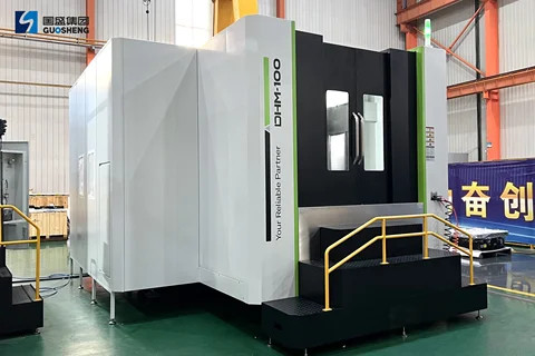 Buy Dhm100 Single Head Metal Cnc Mlling Horizontal Machines Center from Nantong Guosheng ...