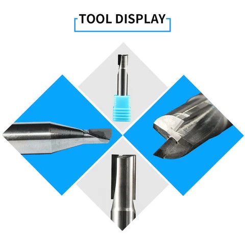 Buy Diamond End Mill Pcd Straight Edge Milling Cutter D6mm Diamond End ...