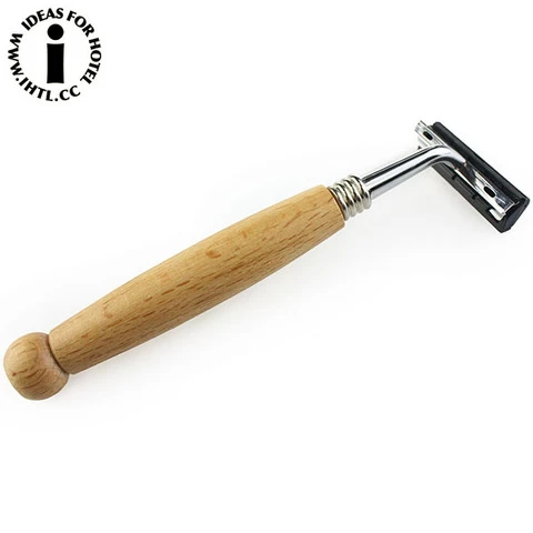 Buy Disposable Luxury Twin Blade Razor Men Shaving In Wood from iHotel ...