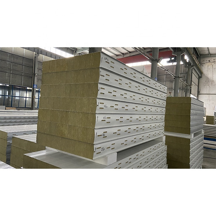 Buy European Standard Double Panels Swing Style Metal Surface Rock Wool ...