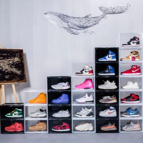Buy Fashion Side Open Plastic Giant Under Bed Door Shoe Nike Box ...