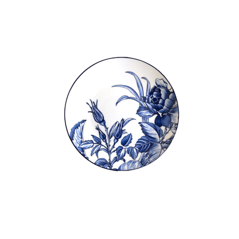 Buy Fine Blue Flower Ceramic Porcelain Dinner Set Luxury Golden Rim ...