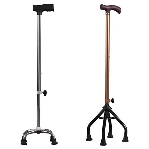 Buy Four-legged Adjustable Walking Crutches Disabled Walkers Walking ...