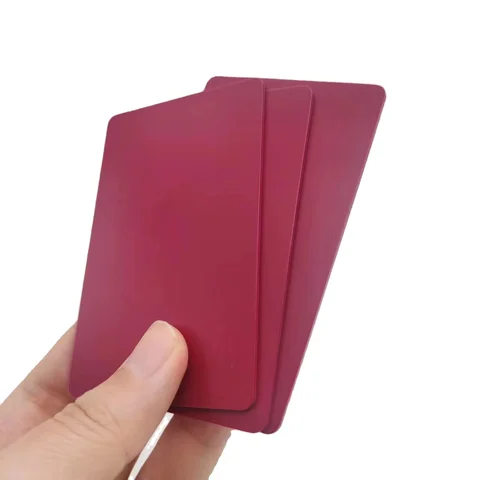 Buy Free Sample Custom Color Pvc Card Color Border Plastic Card Inlay ...