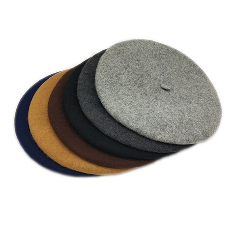 Buy Free Sample Custom 100% Wool Beret Custom Logo Wool Hat Winter ...