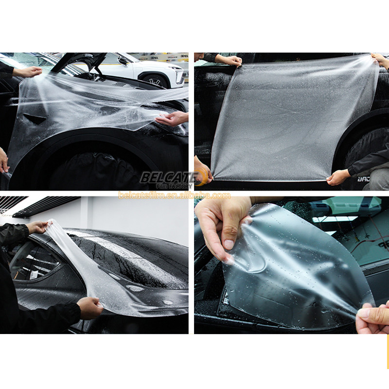 Buy Glossy White Transparent Auto Car Body Paint Protection Film Tpu ...