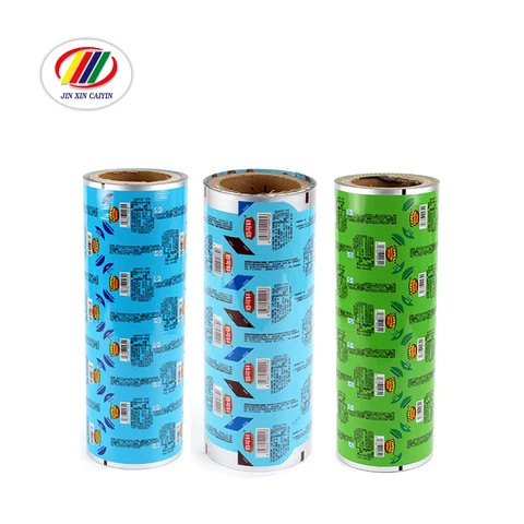 Buy High Barrier Aluminum Foil Metallic Laminated Roll Film Plastic Juice Beverage Milk Tea ...
