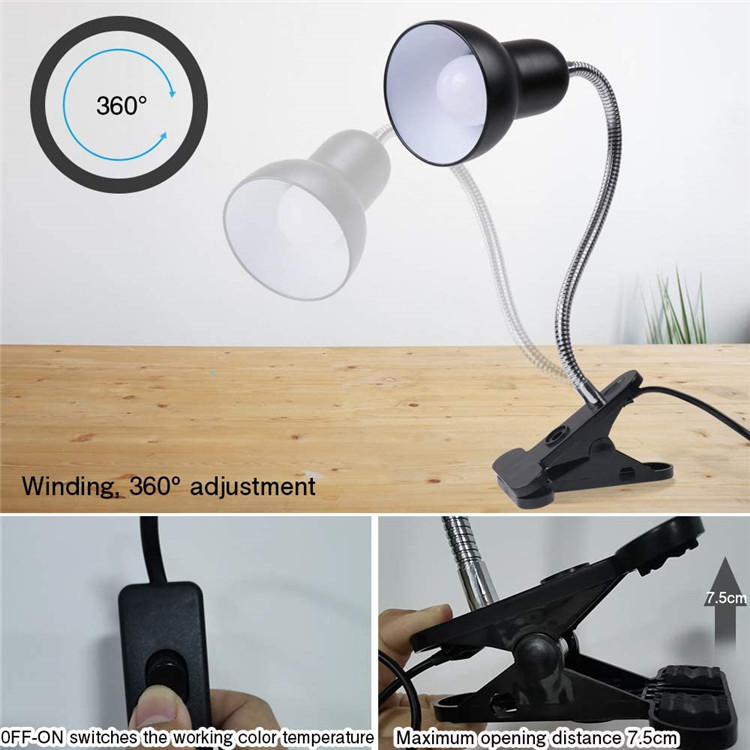 Buy High Quality Student Reading Clip Light Flexible Clip Led Table ...