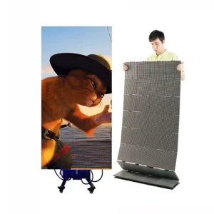 Buy Indoor Outdoor Led Panel Wall Screen 1x2m Foldable Led Curtain P3.9 ...