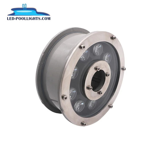 Buy Ip68 18w 12v 24v Rgb Led Fountain Ring Light Stainless Steel 9w 18w ...