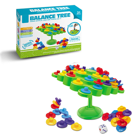 Buy Kids Educational Brain Training Board Game Tree Balance Toy For ...