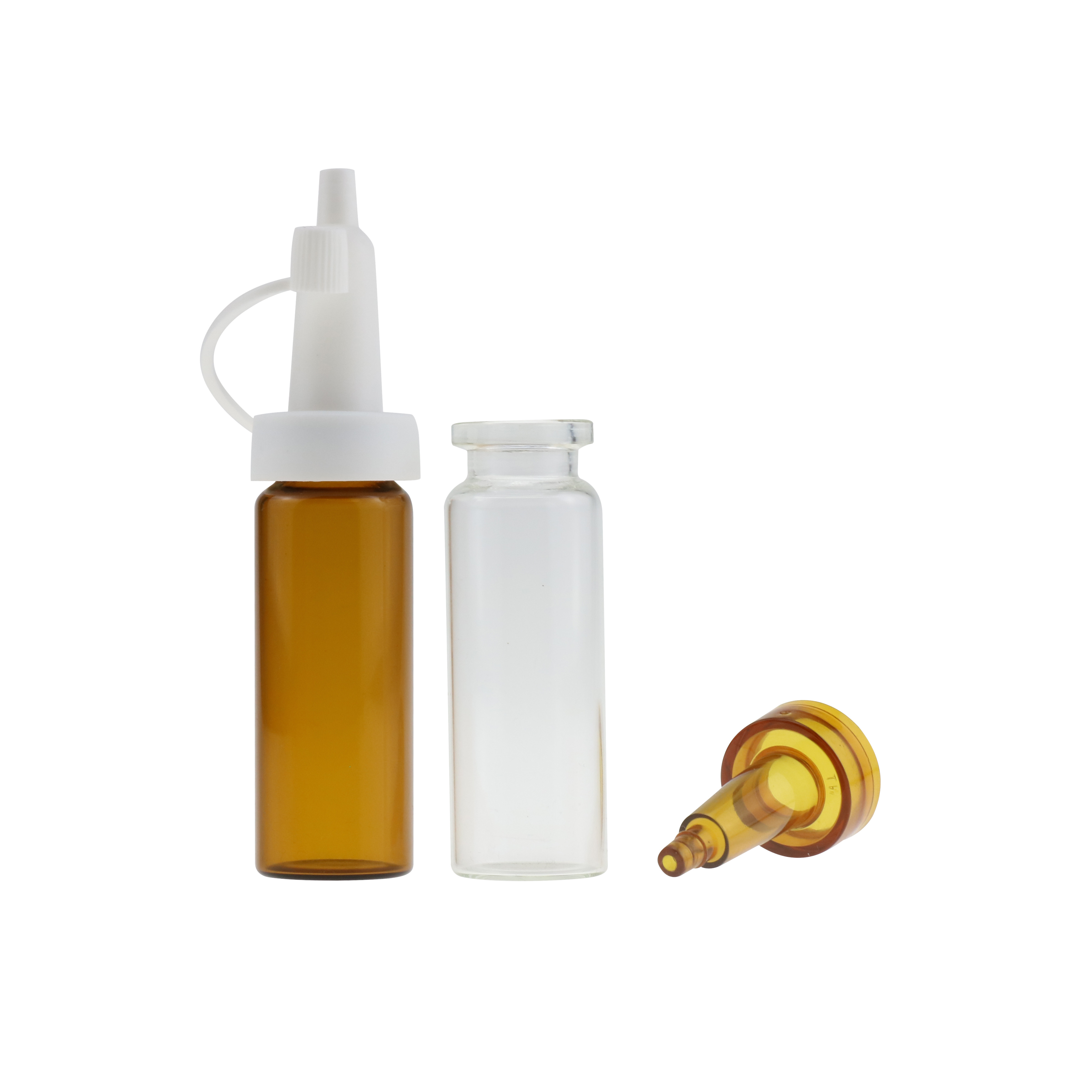 Buy Medical 10 Ml Glass Vials For Injection With Rubber Stopper And ...
